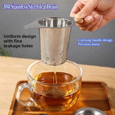 1PCS Reusable Tea Leak Stainless Steel Filter Coffees Infuse