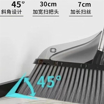 Broom set with dustpan for home use