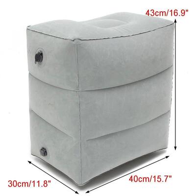 Useful Inflatable Portable Travel Foorest Pillow Plane Train