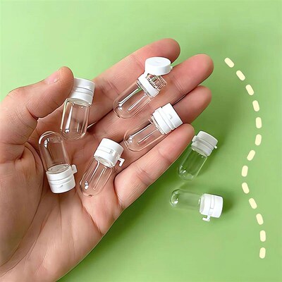 10pcs Clear Leak-Proof Travel Bottle for Makeup Remover & Lo