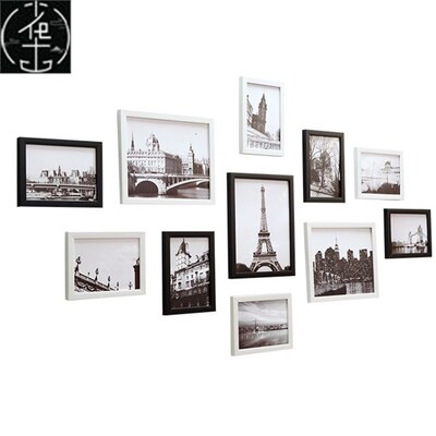 11pcs/Lot Wooden Multi Photo Frame Picture Frames Wall Hang