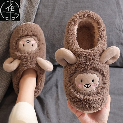 for men Women Shoes Warm Home Slippers Winter Lovers Cute