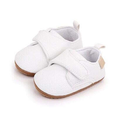 Newborn Baby Shoes Baby Boy Girl Shoes Classic Leather Rubbe