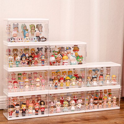 Acrylic Blind Box Showcase Action Figures Display Case Model