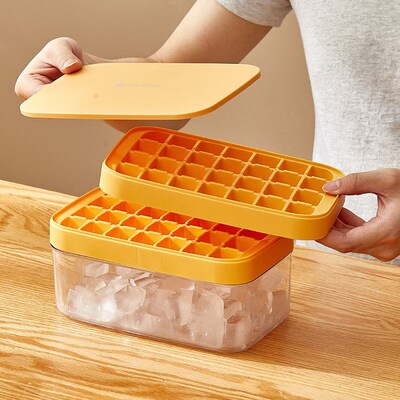 Ice Cube Tray ice ball maker Silicone Mold ice storage box