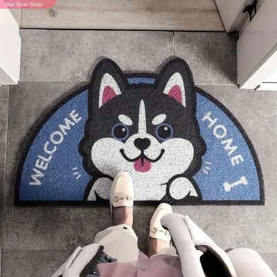 Cartoon Sand Scraping Dust Door Entrance Mat Hallway Kitchen