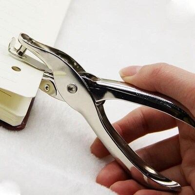 School Office Metal Single Hole Puncher Hand Paper Punch Sin