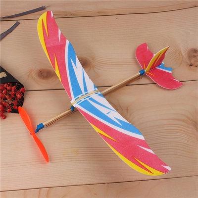 Rubber Bands Power Planes Hand Launch Throwing Foam Inertial