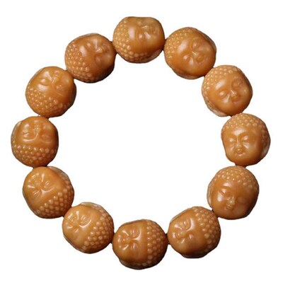 Nepal Bodhi 2.0 Beads Brlet White Jade Bodhi Root Brlet 1.8