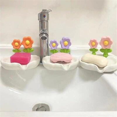 Flower+Soap+Box+Cartoon+Cute+Personalized+Soap+Storage