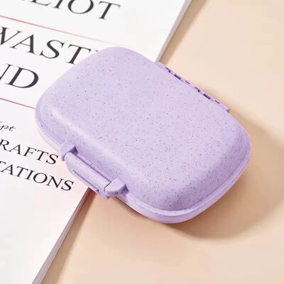 Portable 8grid Sealed Pill Box Dustproof Moistureproof Drug