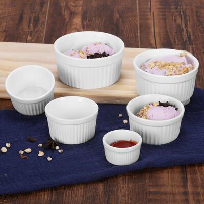 Souffle baking bowl ceramic pudding cup oven baking cup des