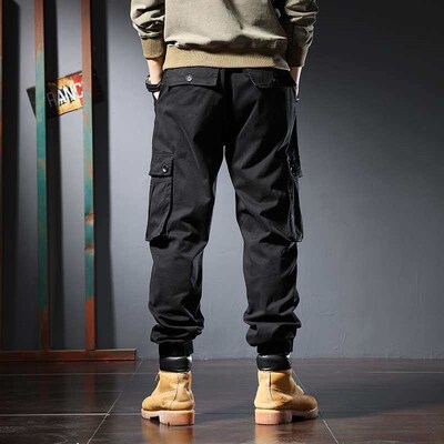 31312 Tooling Bundle Foot Harem Pants Mens Wide Leg Loose E