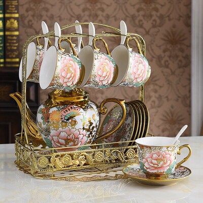 european ceramic coffee cup set black tea cup, mark cup,