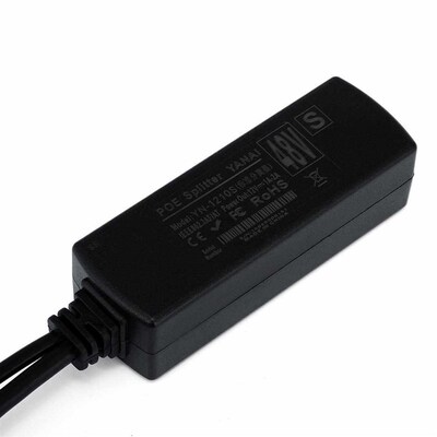 New Arrival 1pc Active PoE Splitter Power Audio Cable Over E