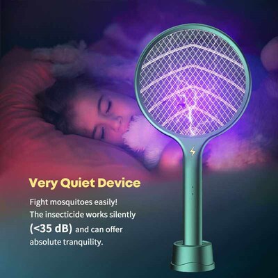 Two-in-One LED Trap Rechargeable Summer Mosquito Swatter Ele