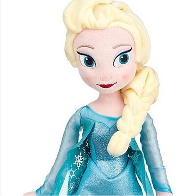 50 CM Frozen Snow Queen Elsa Stuffed Doll Princess Anna Elsa