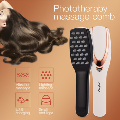 CkeyiN Phototherapy LED Massage Comb Vibrating Head