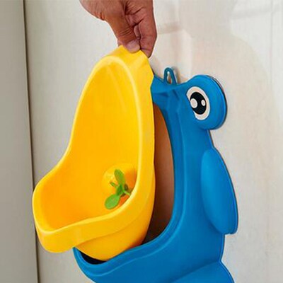 Baby Boys Standing Potty Frog Shape Wall-Mounted Urinals Toi