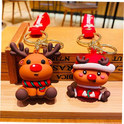 Christmas series keychain cute backpack pendant圣诞节钥匙扣