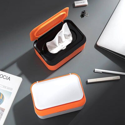 Wet Wipes Dispenser Holder with Lid Dustproof Tissue Storage