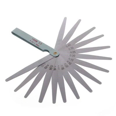 Feeler Gauge17 Blades Feeler Gauge Metric  Filler 0.02-1.00m
