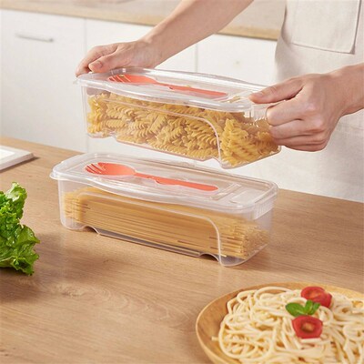 Microwave Pasta Cooker with Strainer Heat Resistant Pasta St