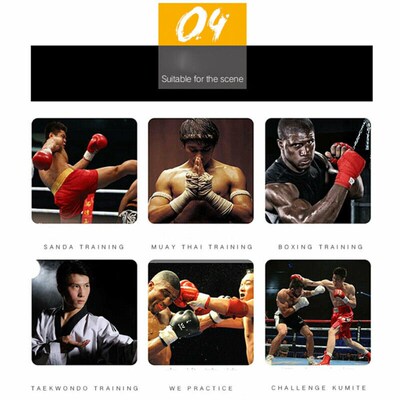 Cotton Strap Boxing Bandage Sanda Muay Thai MMA Hand Gloves