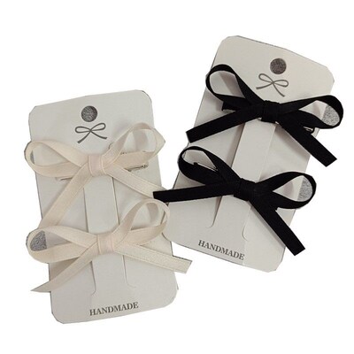 New Style Japan South Korea Sweet Bow Hair Clip Versatile Ba