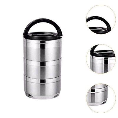 Bento Box, Lunch Box, Leakproof Tableware, Stainless Steel