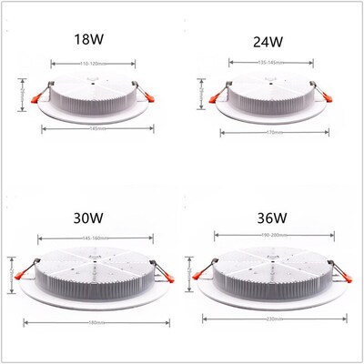 5W-36W Ceiling Light Recessed LED Spotlight Down Light AC 90