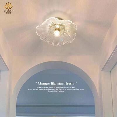 Corridor lights cloakroom bedroom glass ceiling lamp decorat