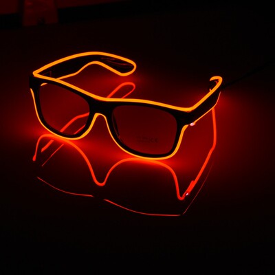 Flashing Glasses EL Wire LED Glasses Glowing Party Supplies