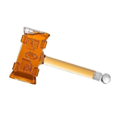 Whiskey Decanter 400ml Hammer Shaped Whiskey Decanter With