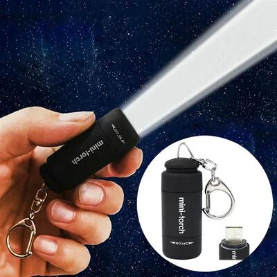 USB Rechargeable LED Multifunctional Strong Light Pocket Key