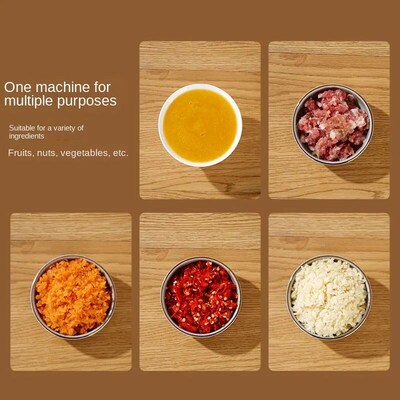 Electric Food Chopper Garlic Crusher Meat Grinder Mini Garli