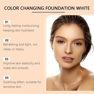 Zephoco White Temperature-Change Concealing Foundation Cream