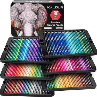 KALOUR+50/72/180/240/300+Pcs+Oil+Colored+Pencils+Set+Profess