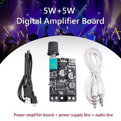 Digital+Amplifier+Board+5W+5W+Dual+Channel+Stereo+Power
