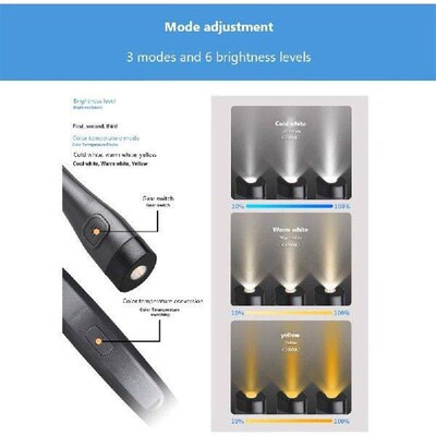 LED Neck Reading Light Bendable Arms LED Night Light