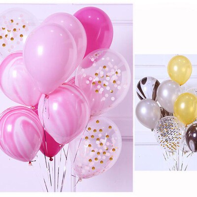 Childrens Birthday Push Sequin Balloon Thickened Transparen