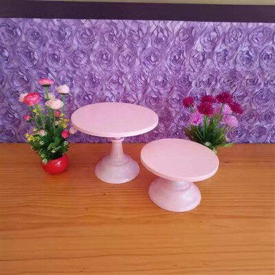 Dessert table, high leg tray, black cake plate, 10 inch Dim
