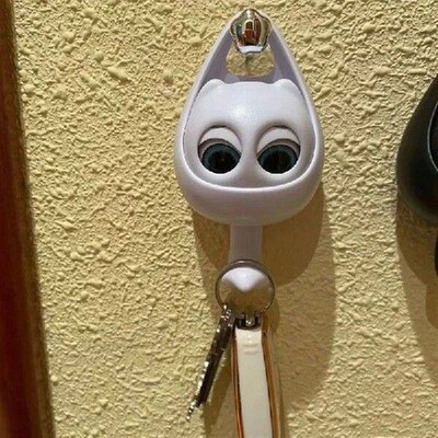 Cartoon Creative Blinking Cat Cute Macaron Punch Free and