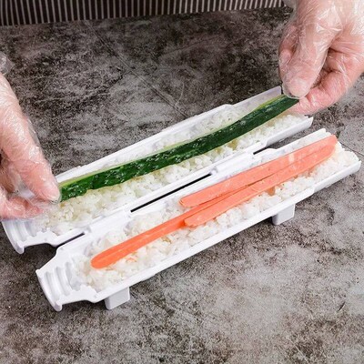 DIY Cylinder Sushi Making Machine Quick Sushi Bazooka Japane