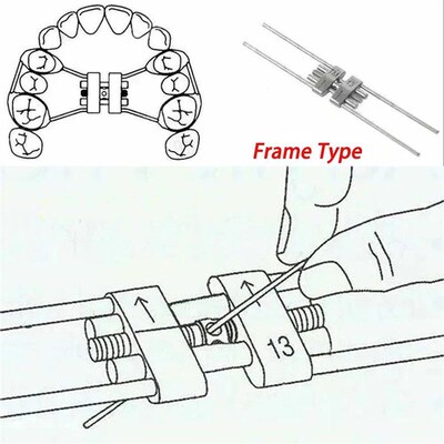 Dental Expansion Screw Orthodontic Palate Expander Frame Typ