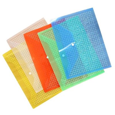 12 Pcs Oil Proof Document Holder Organizer Office File Grid