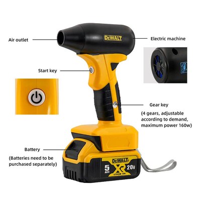 Dewalt Brushless  Electric Turbo Blowers Jet Fan  Car Dryer