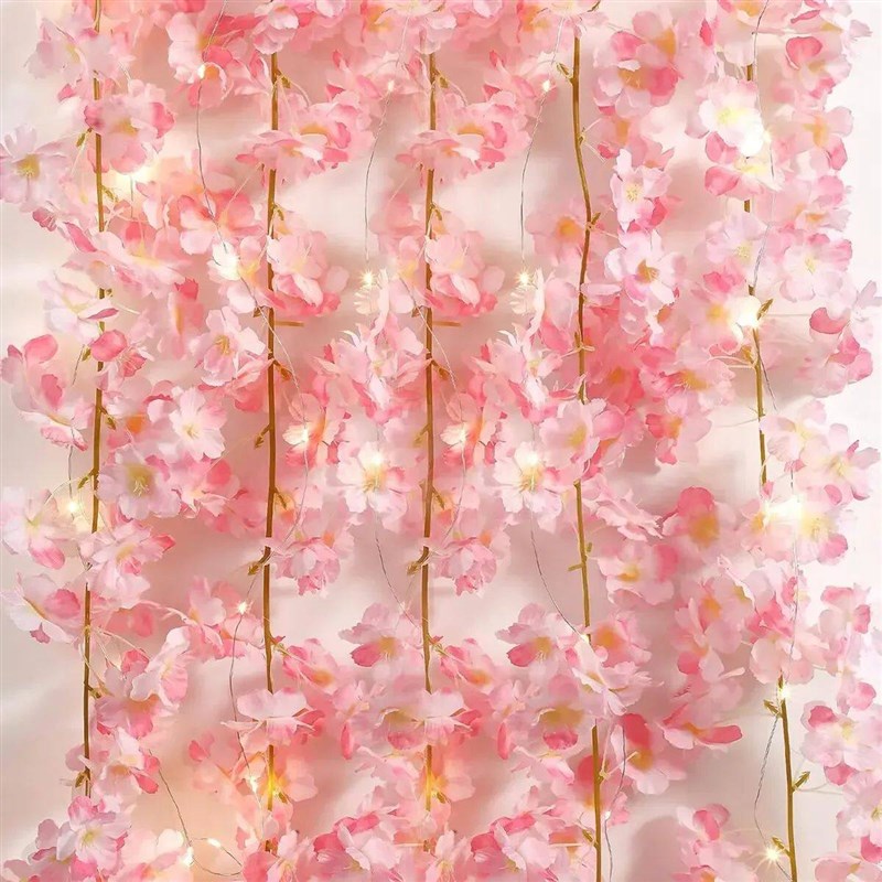 2M 20led Cherry Blossom Lights Bedroom Party Garden Fireplac