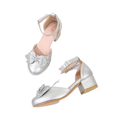 Girls Small Leather Shoes, Junior High School Students Sma