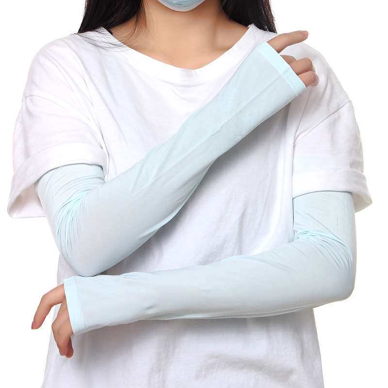 Ice Sleeve Mens Sunscreen Sleeve Ice Silk Thin Summer Youth